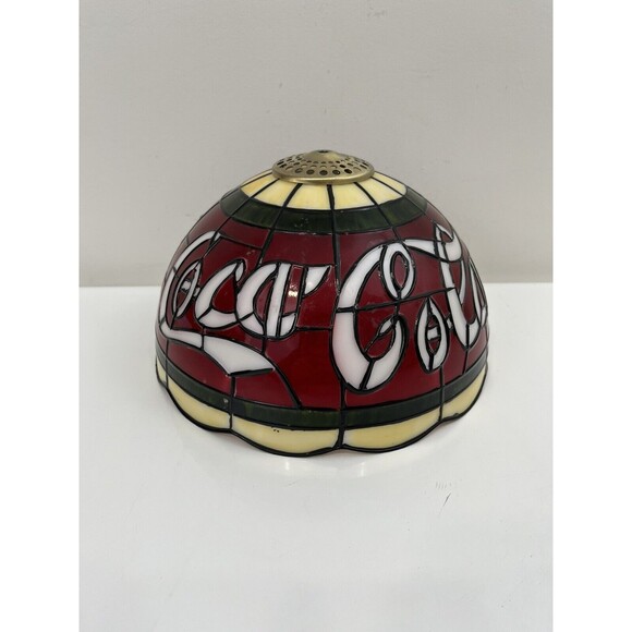 Coca Cola | Accents | Vintage Vtg Coca Cola Tiffany Style Like Plastic ...